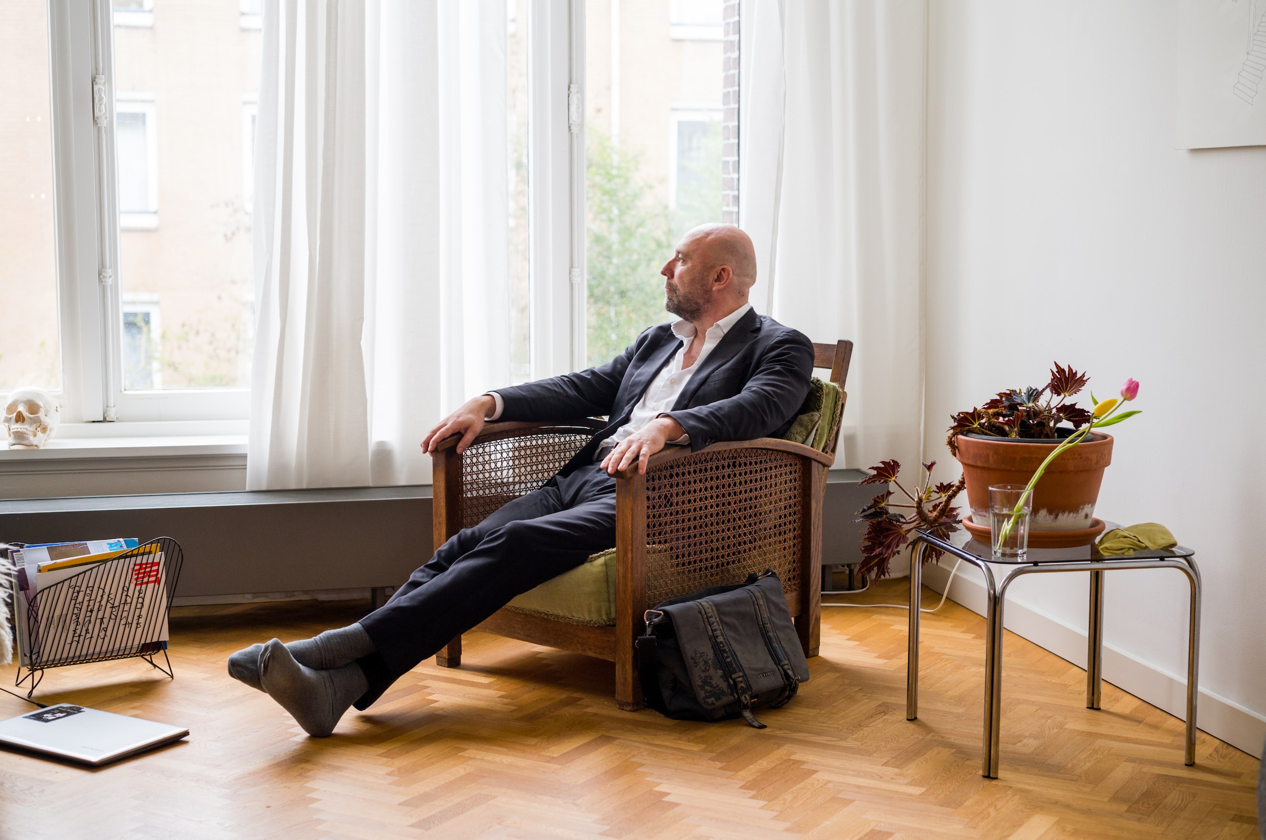 Leon Heuts (54) wilde ‘moeder’ zeggen, maar zijn stem stokte. ‘Die ...