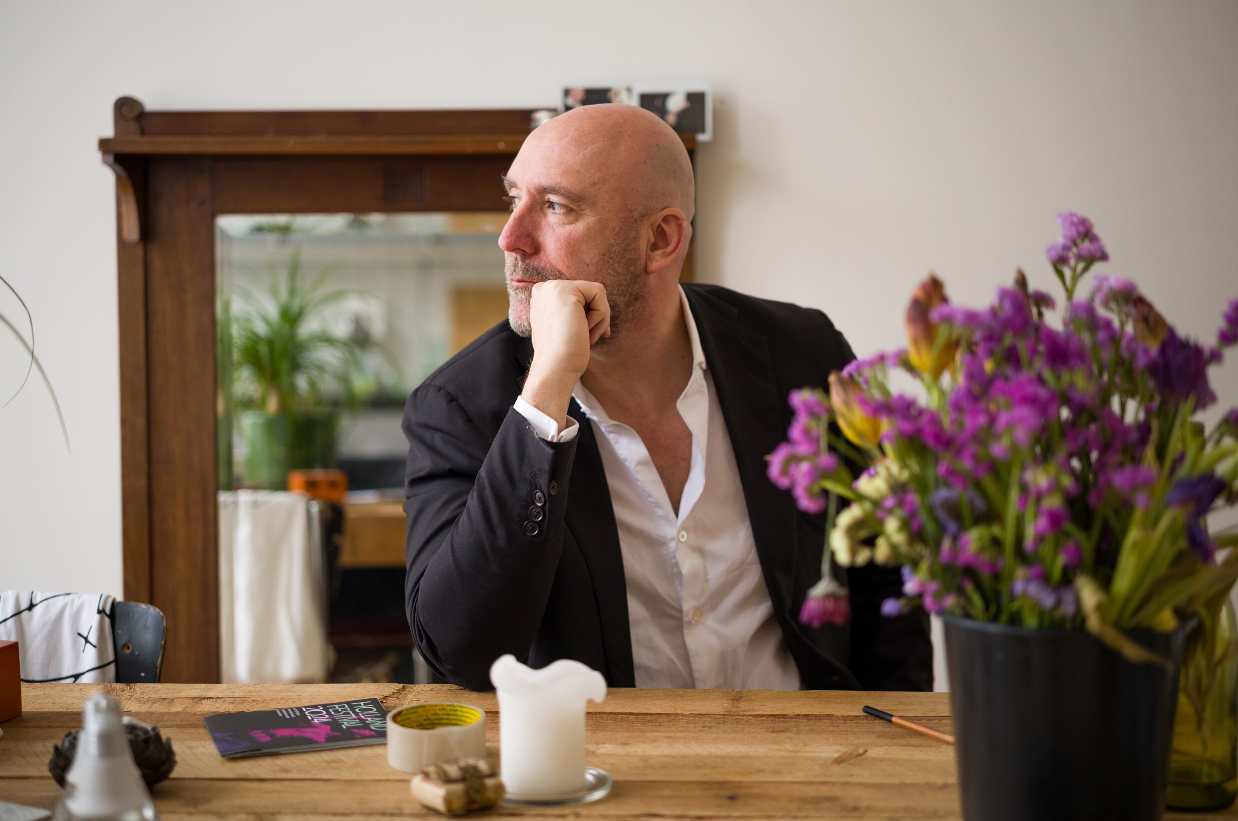 Leon Heuts (54) wilde ‘moeder’ zeggen, maar zijn stem stokte. ‘Die ...