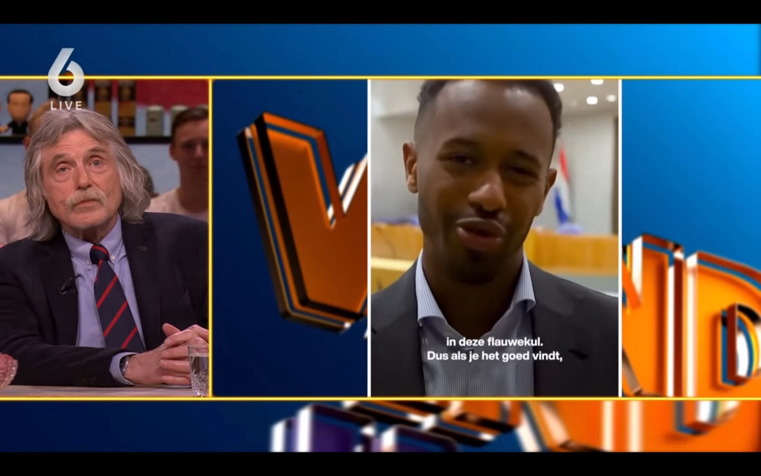 Johan Derksen, doe niet zo moeilijk en slik je trots in | Trouw