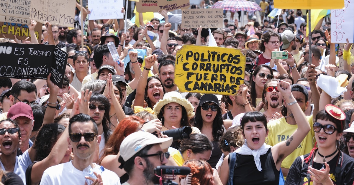 Inwoners van de Canarische Eilanden zijn het zat: het massatoerisme ...