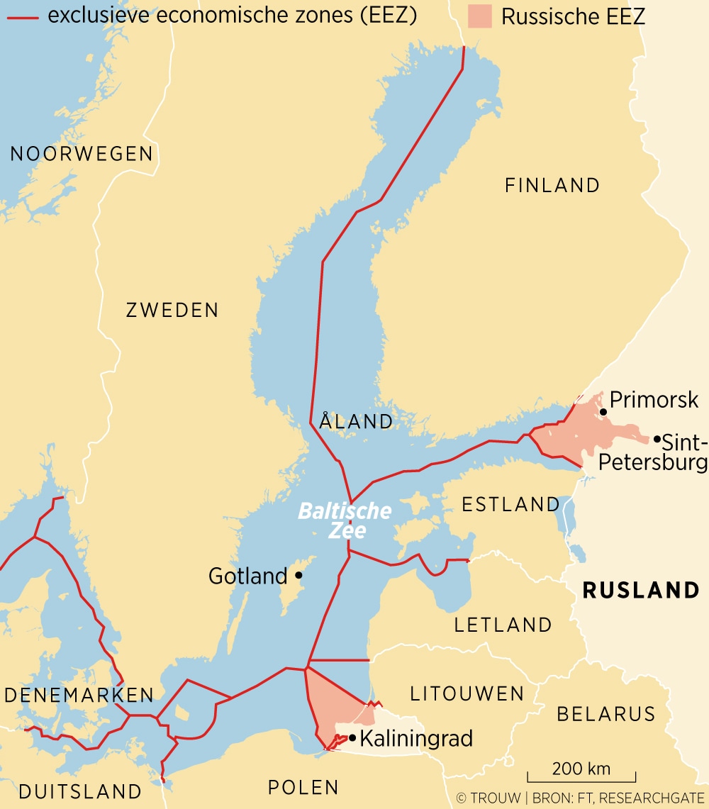 Rusland en de Navo spelen op de Baltische Zee een riskant spelletje | Trouw