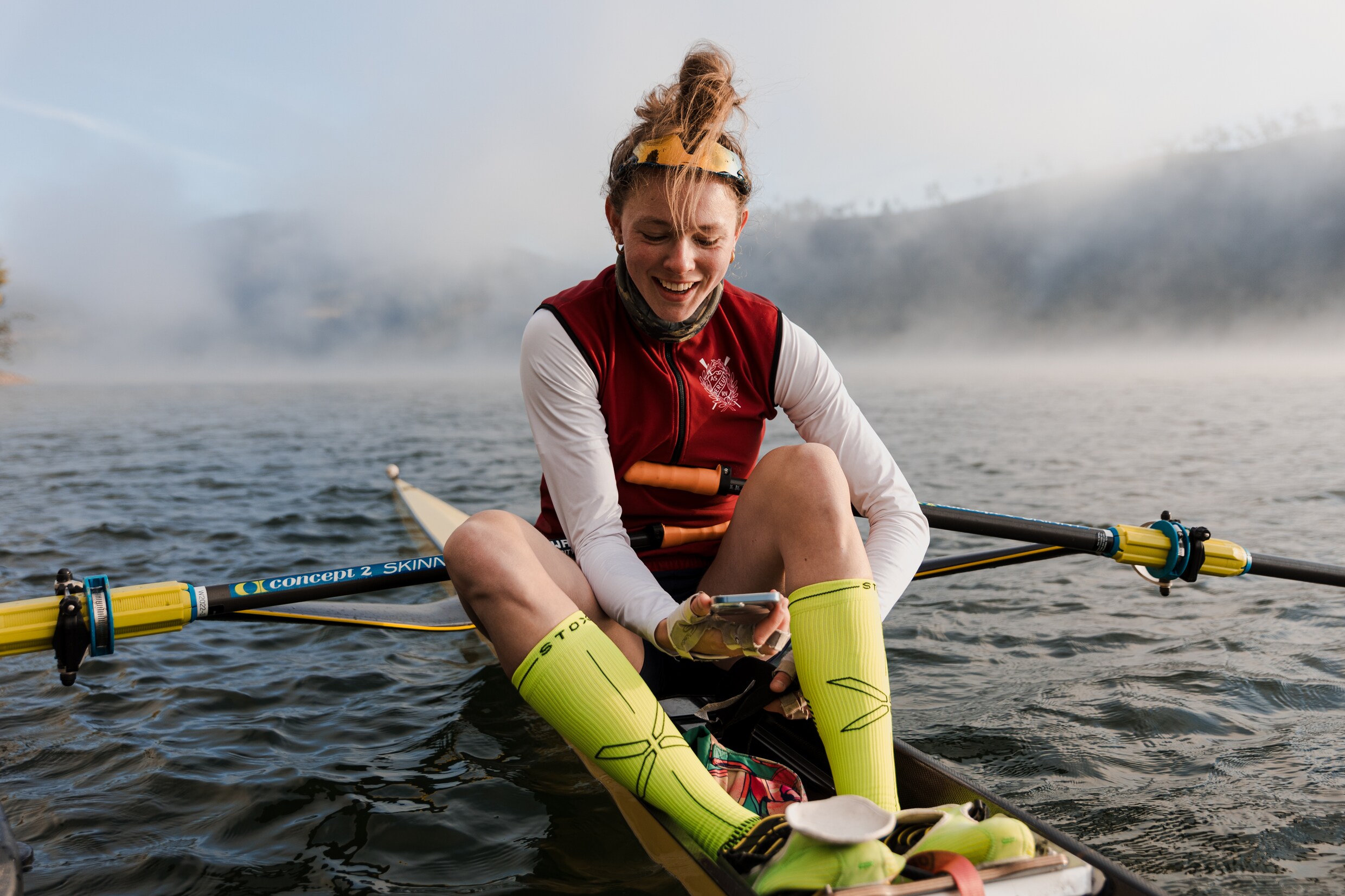 Karolien Florijn slaapt om 20.00 uur en spoelt spannende series door ...