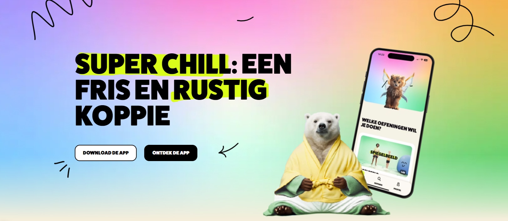 Nieuwe sport-app wil jongeren een ‘fris en rustig koppie’ geven | Trouw