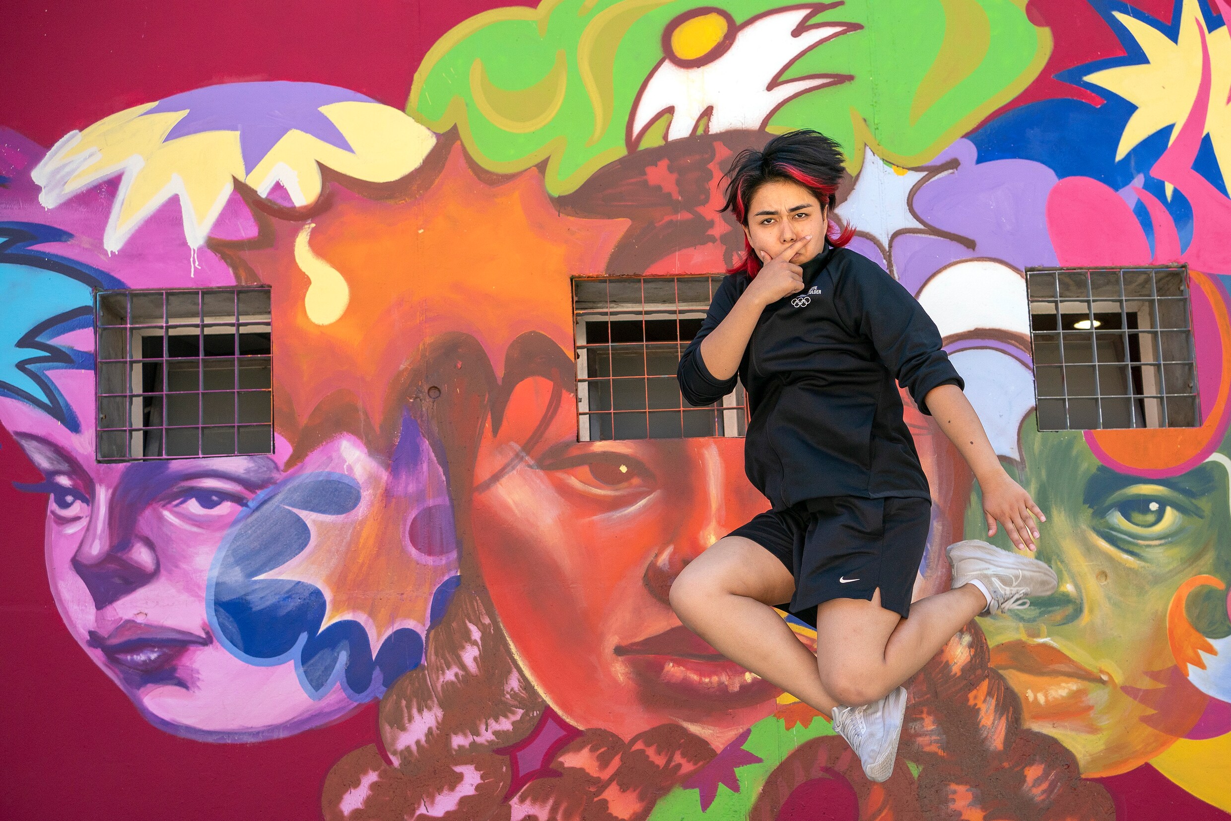 Afghaanse vrouwen op de Spelen trotseren de Taliban: ‘Als ik fiets voel ...