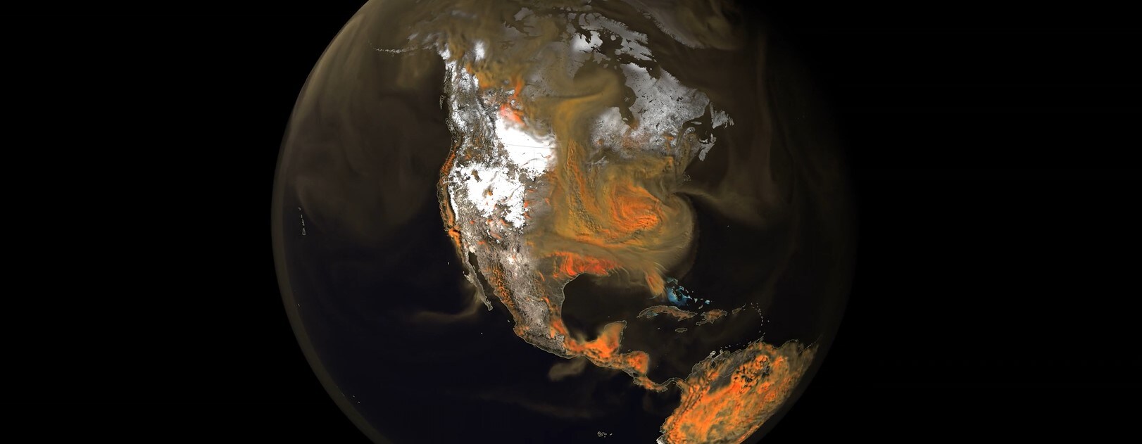 Hyperscherpe animatie van Nasa toont waar te veel CO2 wordt uitgestoten ...