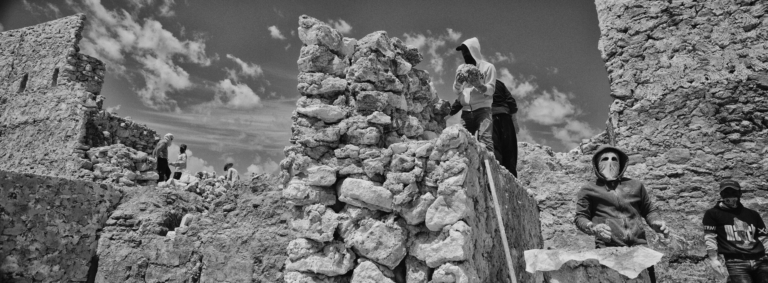 In de bioscoop van Tal Afar heeft IS misdaden gepleegd waar de mensen ...