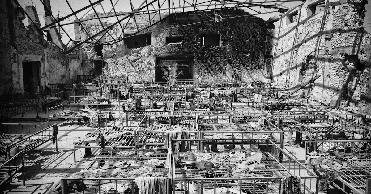 In de bioscoop van Tal Afar heeft IS misdaden gepleegd waar de mensen ...