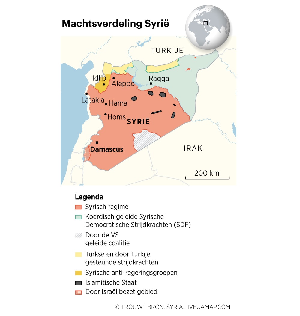 Twaalf jaar na de revolutie leeft een groot deel van Syrië nog altijd ...