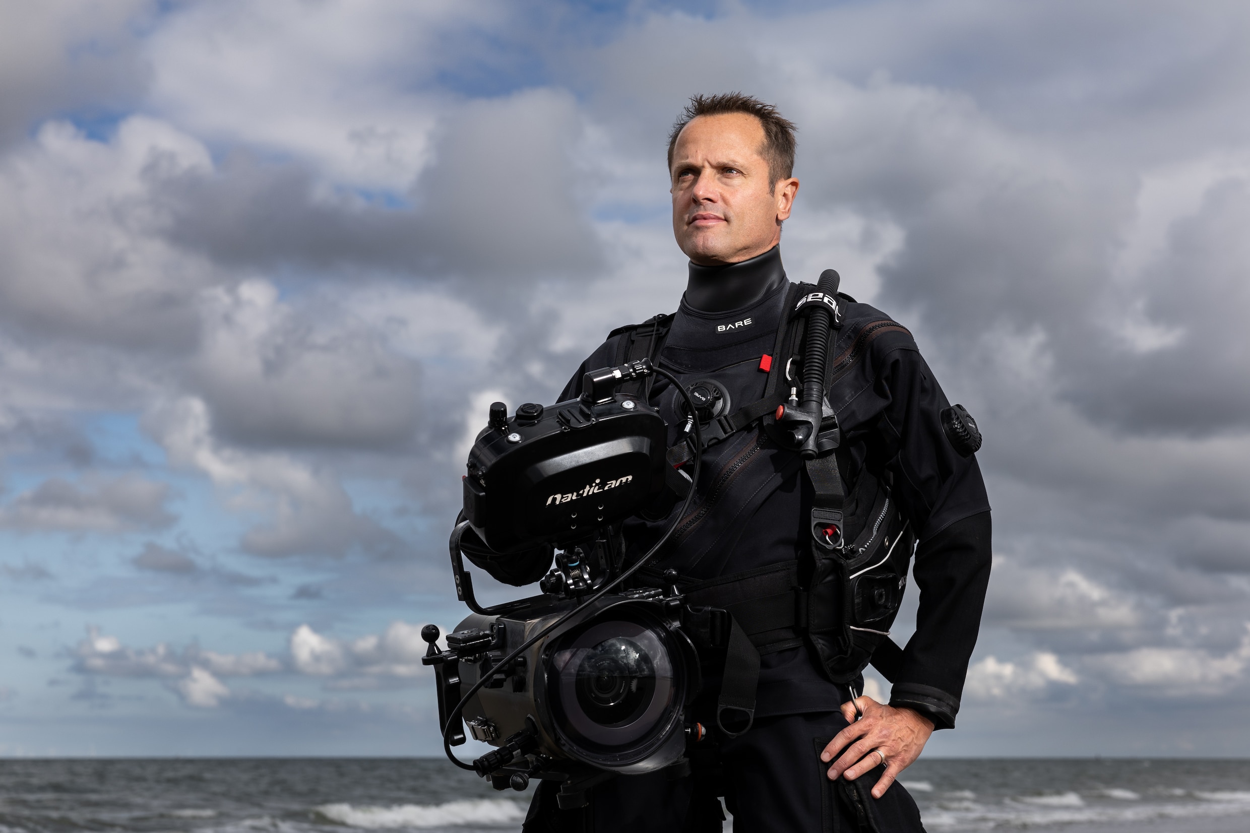 Wist je dat er reuzenhaaien in de Noordzee zwemmen? Duiker Peter van ...