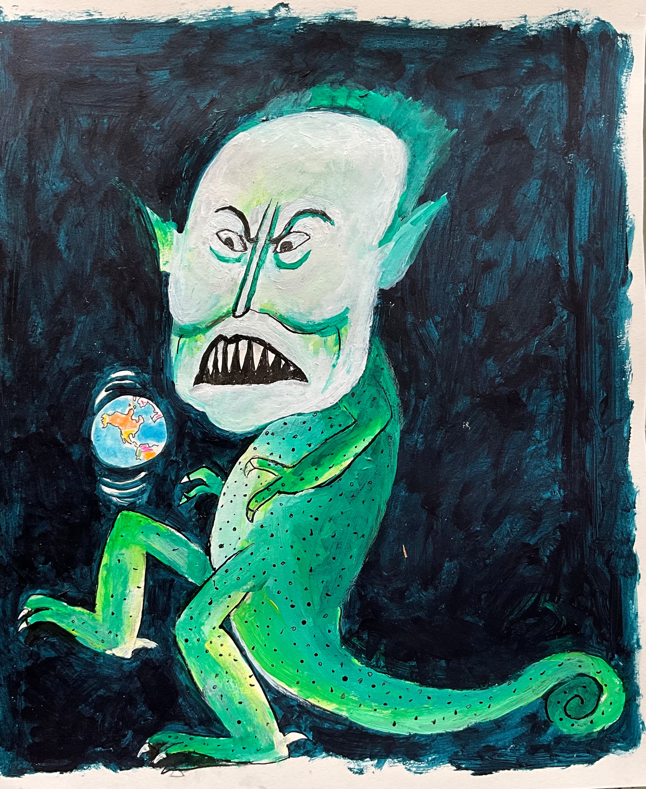 Hoe ziet ‘het monster van nu’ eruit? Thé Tjong-Khing en twee andere illustratoren laten hun ...