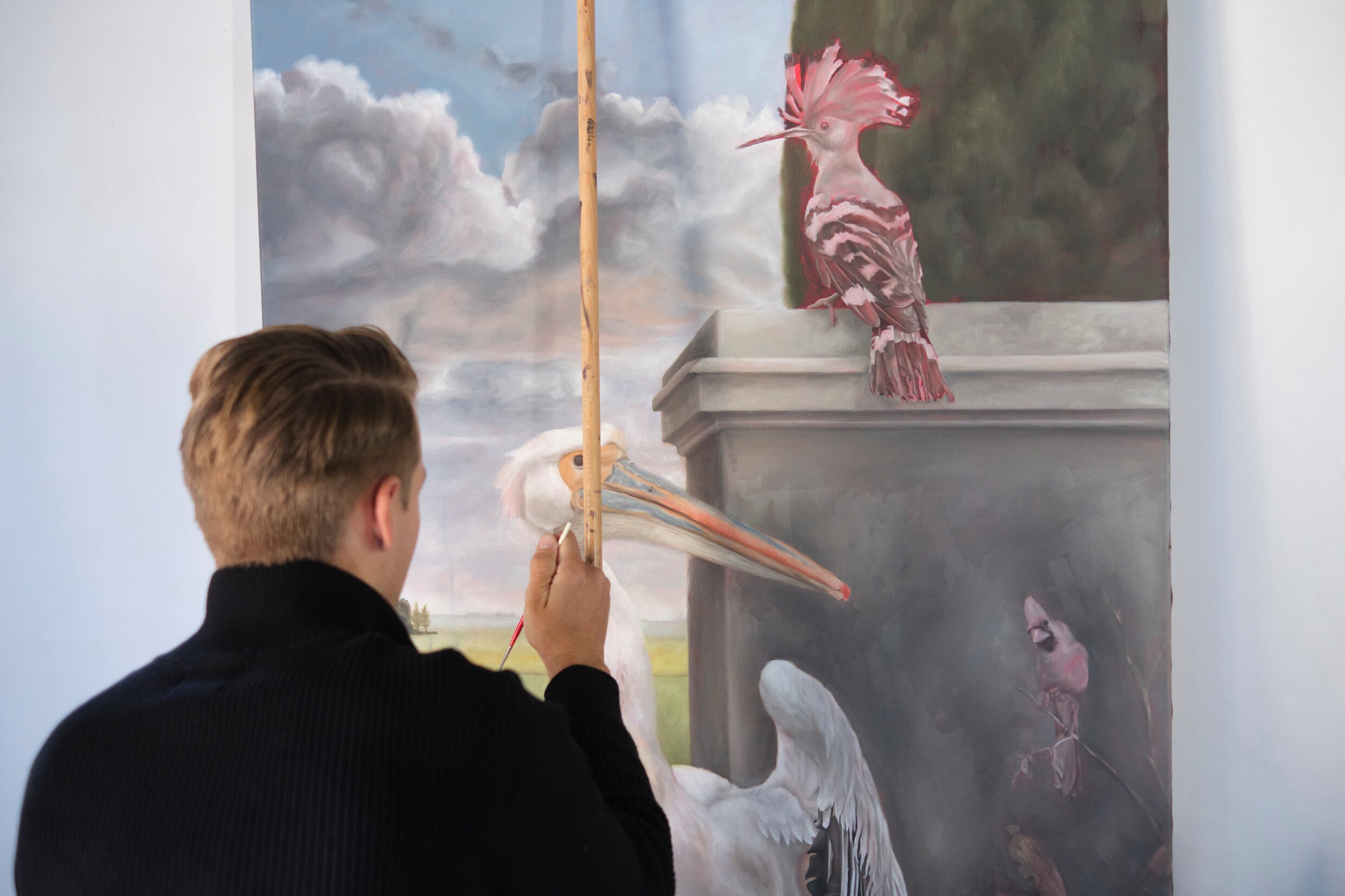 Homme Jan de Groot, de schaatser die ook kunstschilder is | Trouw