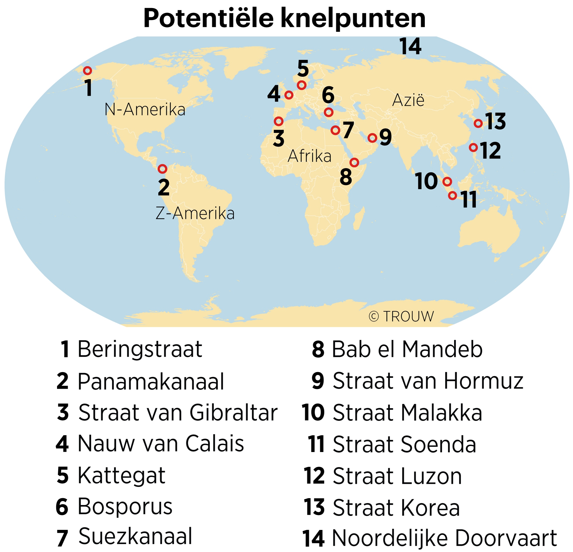 Oorlogsdreiging blaast strijd om strategische zeestraten zoals het ...