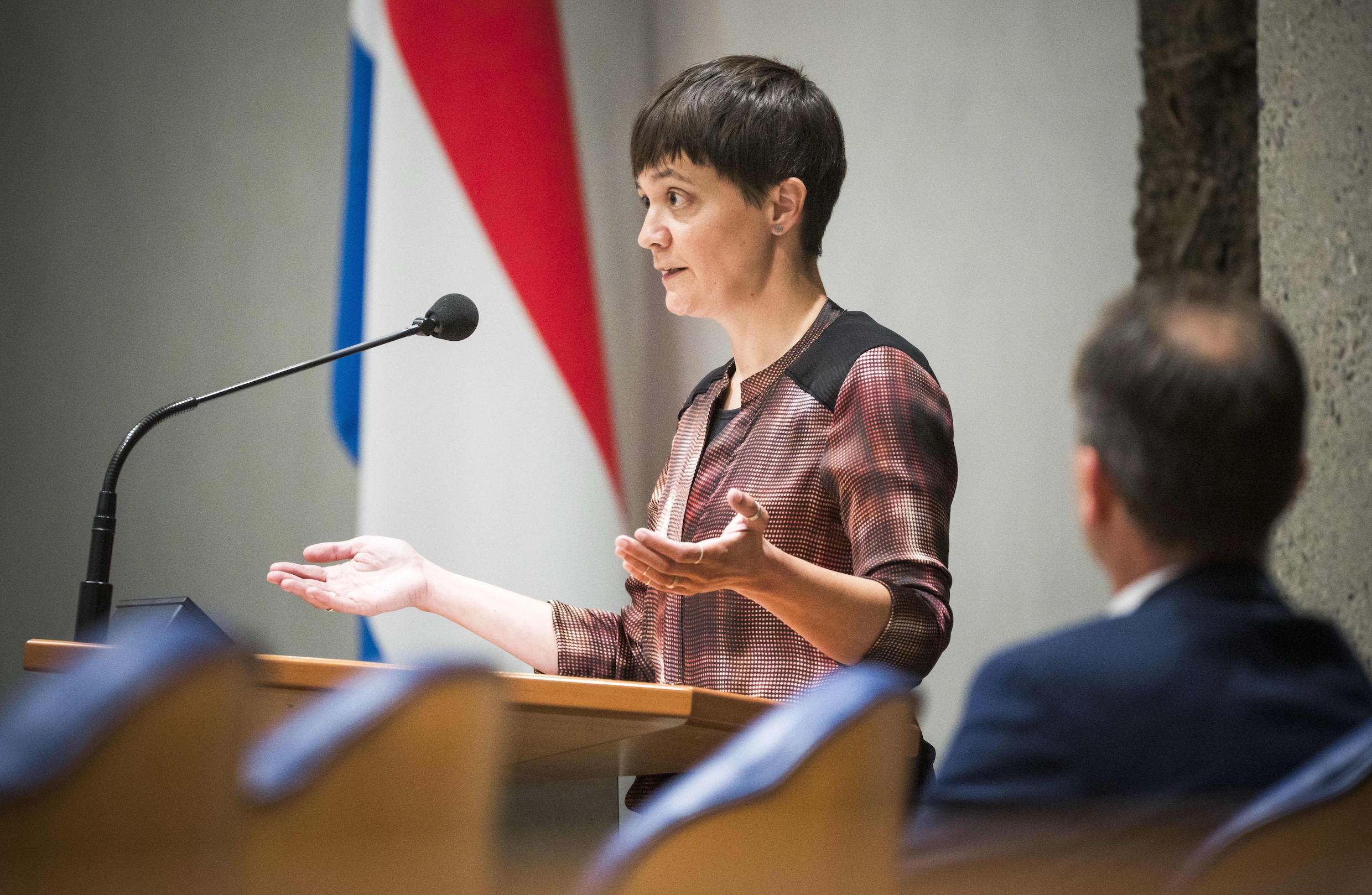 Haar omstreden pensioenplan is gestrand, maar NSC’er Agnes Joseph geeft ...