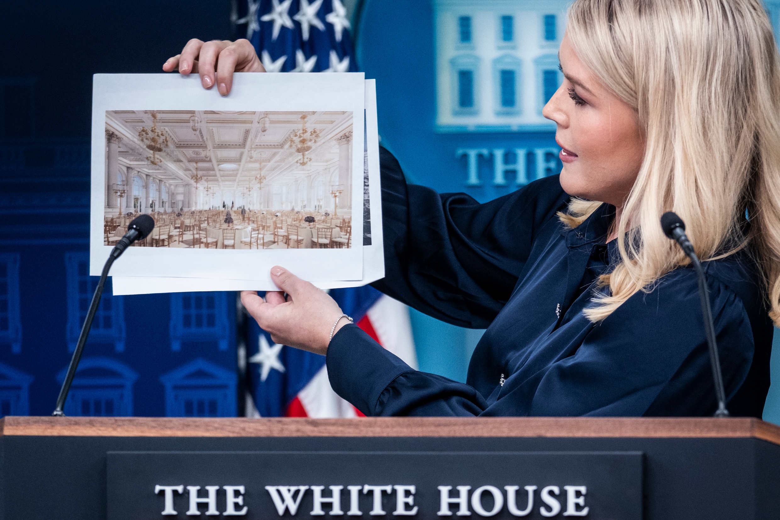 Trumps Witte Huis: geen rozentuin meer, wel een megalomane nieuwe ...