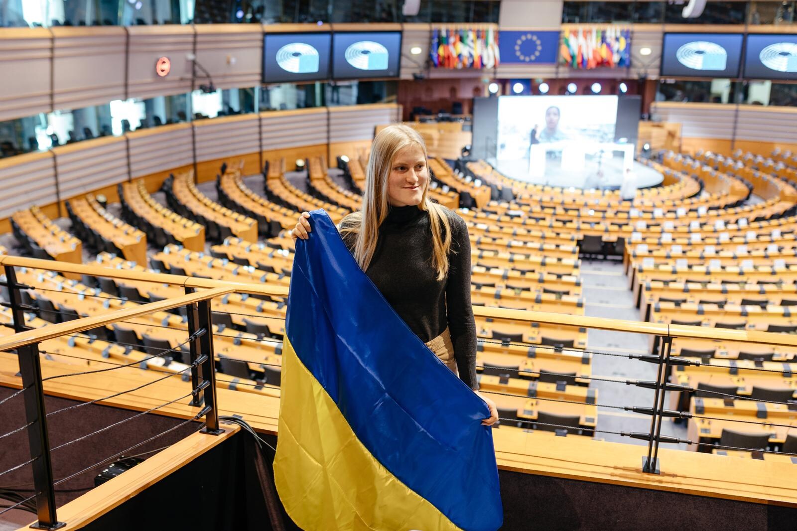 De Oekraïense Yeseniia (18) week uit naar België, omdat studeren in Nederland te duur is | Trouw