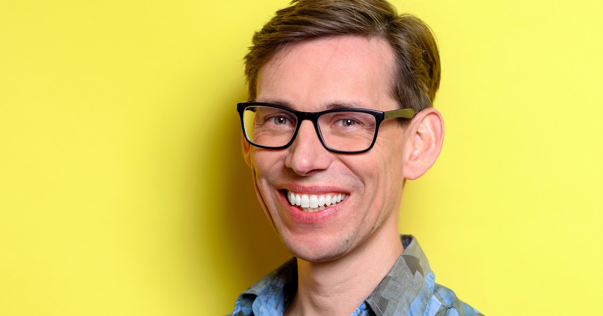 Met het Kinderboekenweekgedicht wil Simon van der Geest kinderen stimuleren om dingen te durven ...