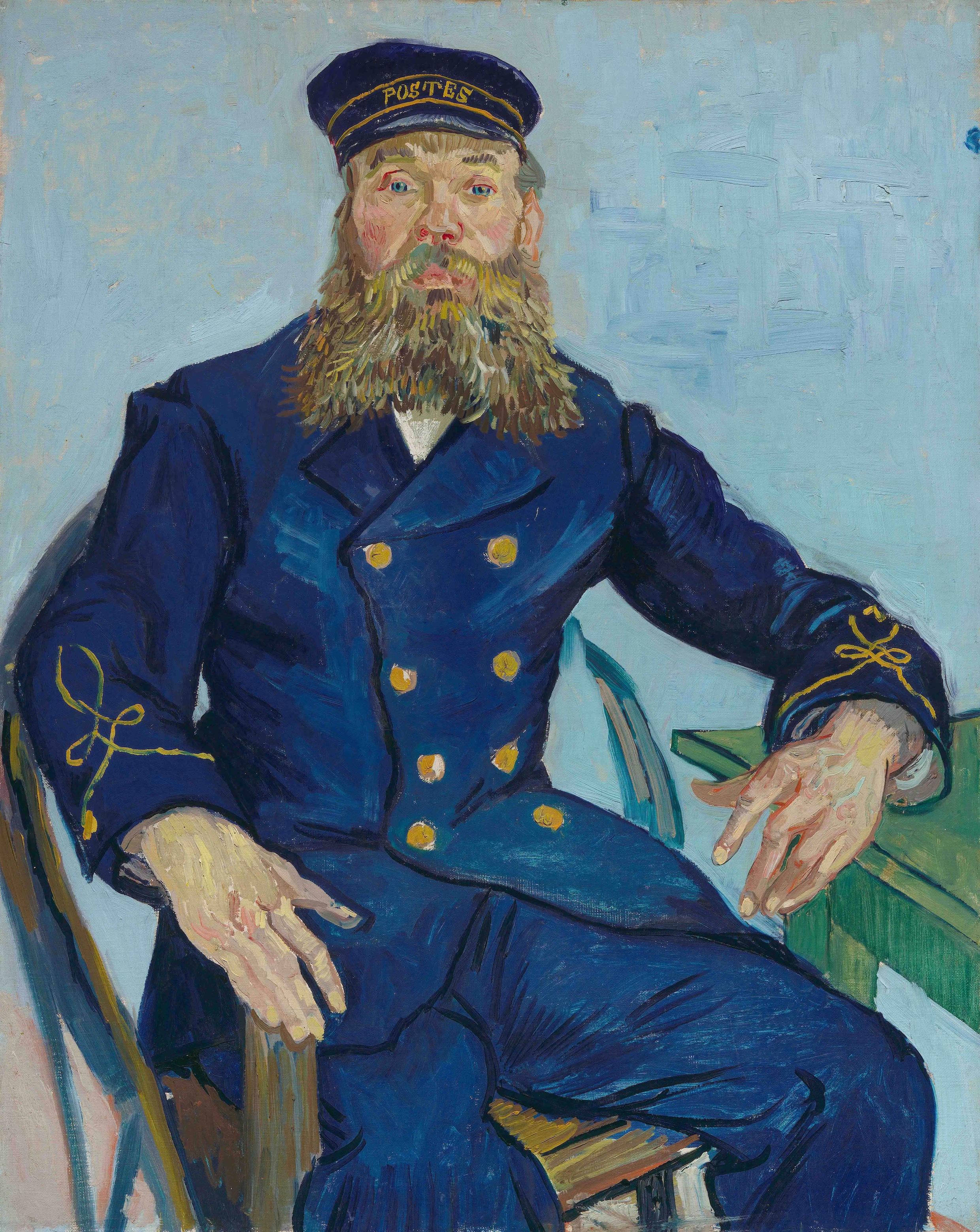 Van Gogh had dankzij de postbode eindelijk modellen die wilden poseren ...