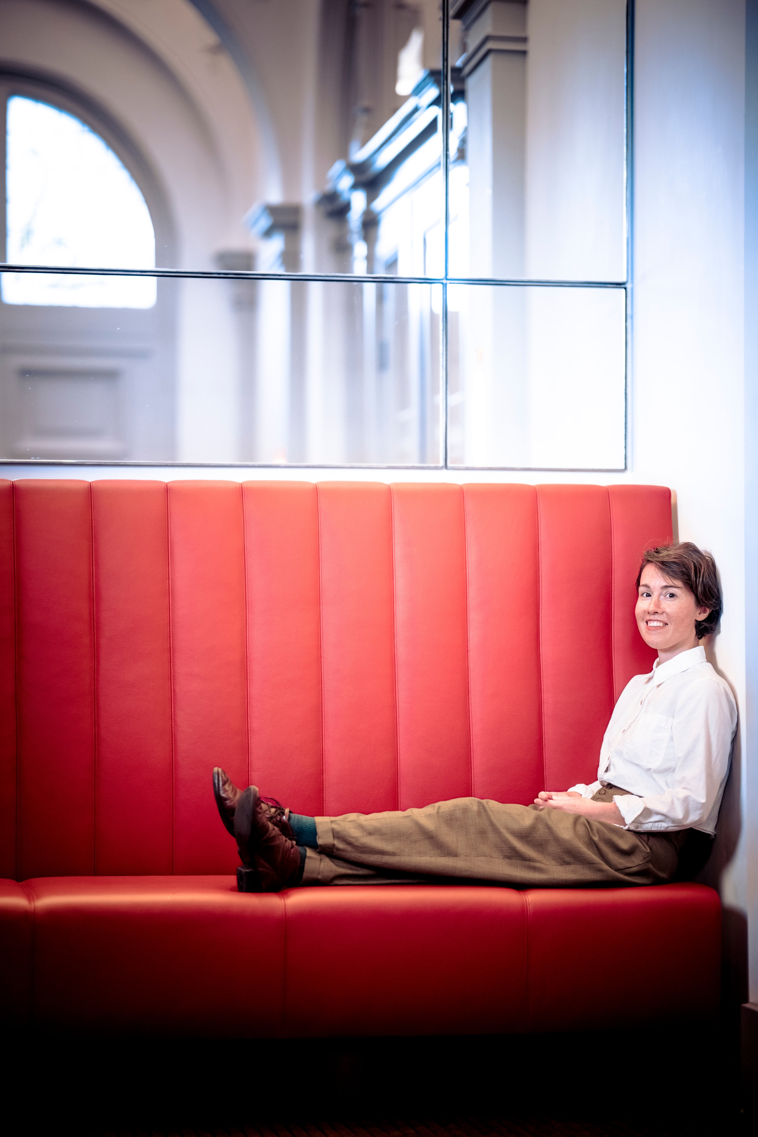 In haar hangmat vond componist Caroline Shaw haar onbevangenheid terug ...