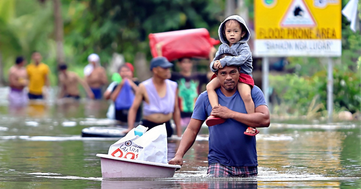 Fung-wong groeit bij de Filipijnen uit tot supertyfoon | Trouw
