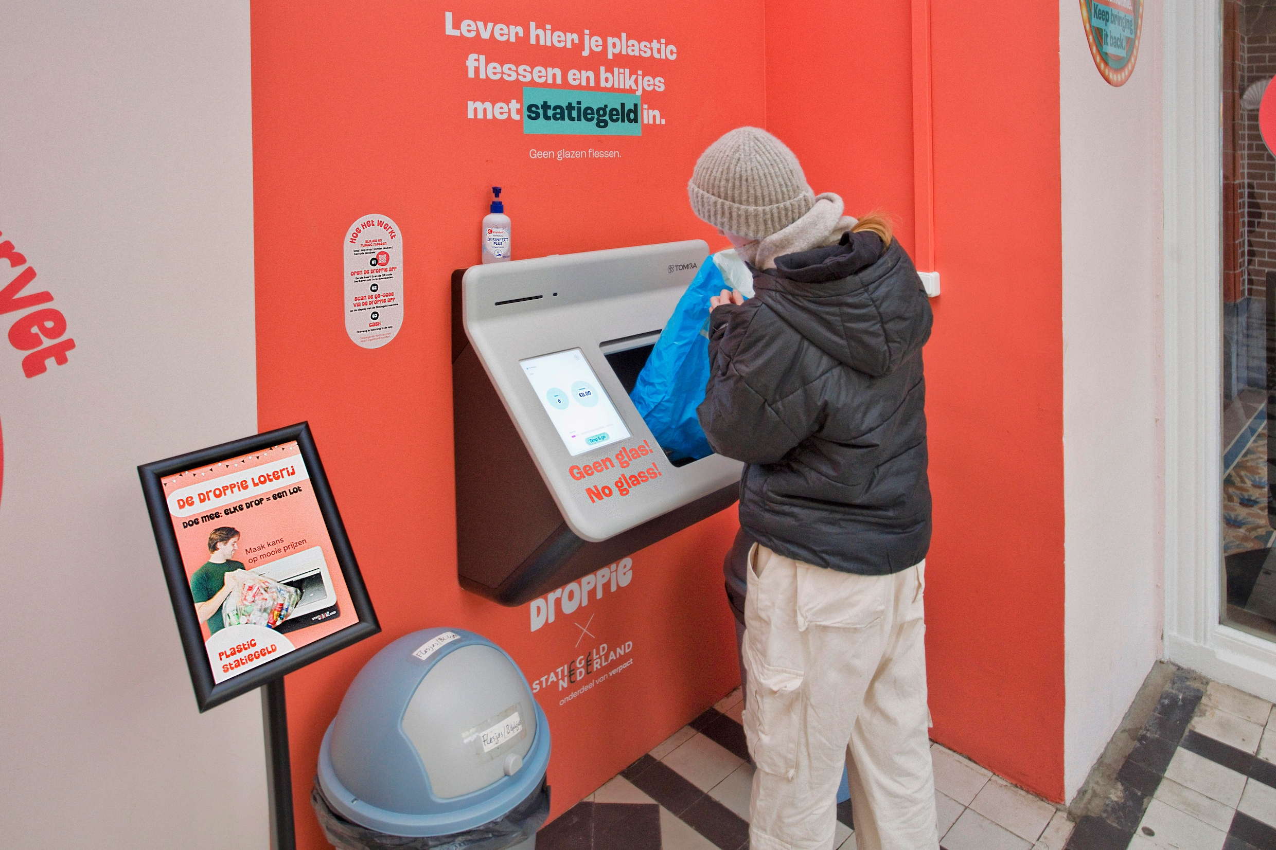 Dankzij Droppie komt de inzameling van blikjes en flesjes misschien ...