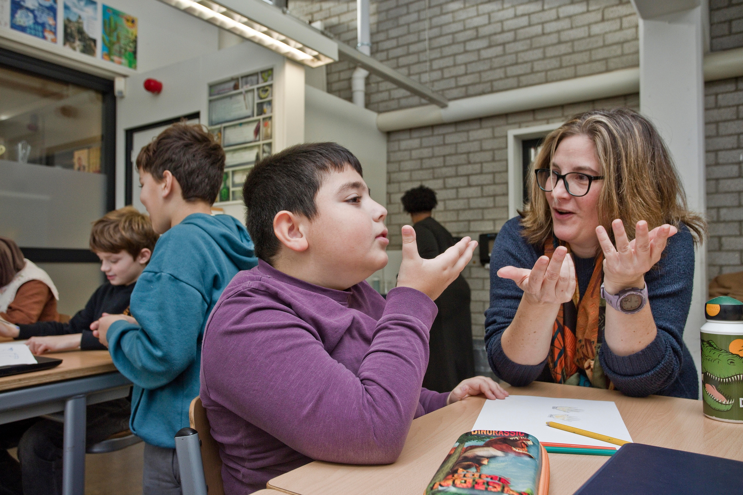 Ömer Ali (9) kan zijn creativiteit kwijt in de hoogbegaafdenklas in ...