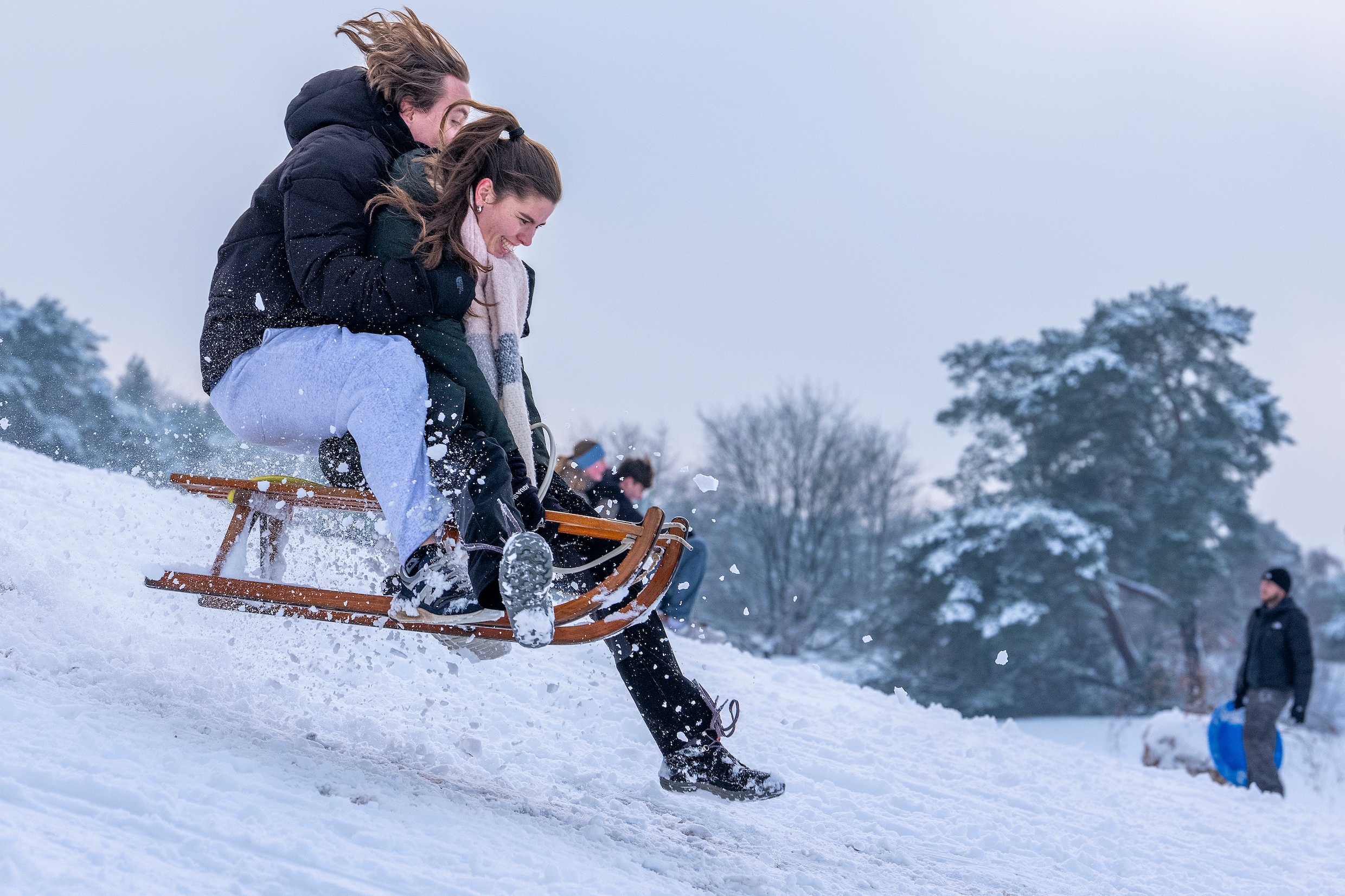 Door te langlaufen over de Soesterduinen vergeet David Vertegaal (60 ...
