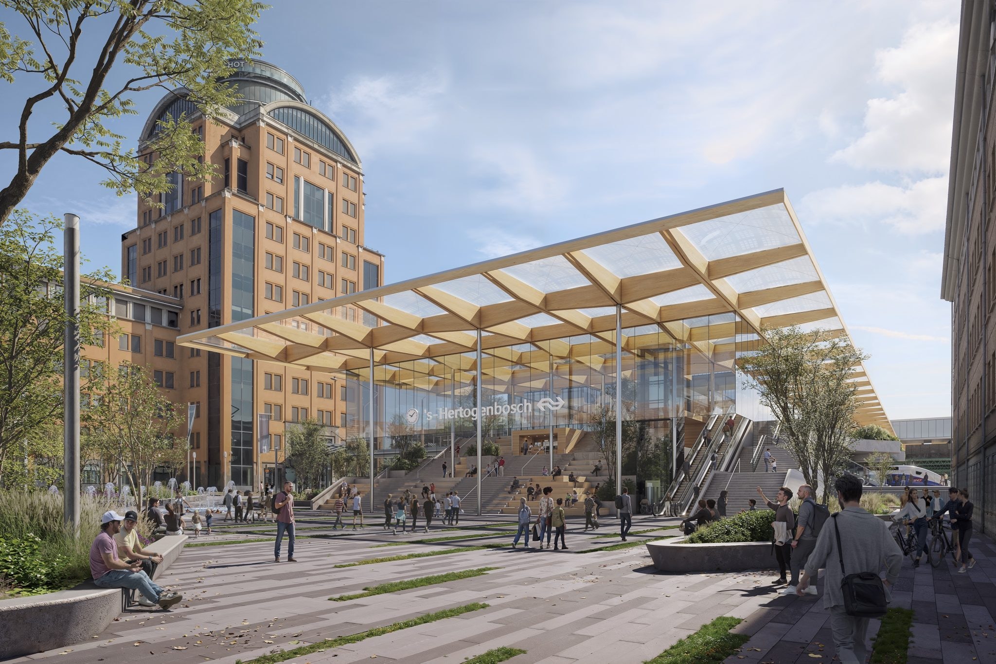 Grote NS-stations krijgen nieuwe gedaante omdat hun functie verandert ...