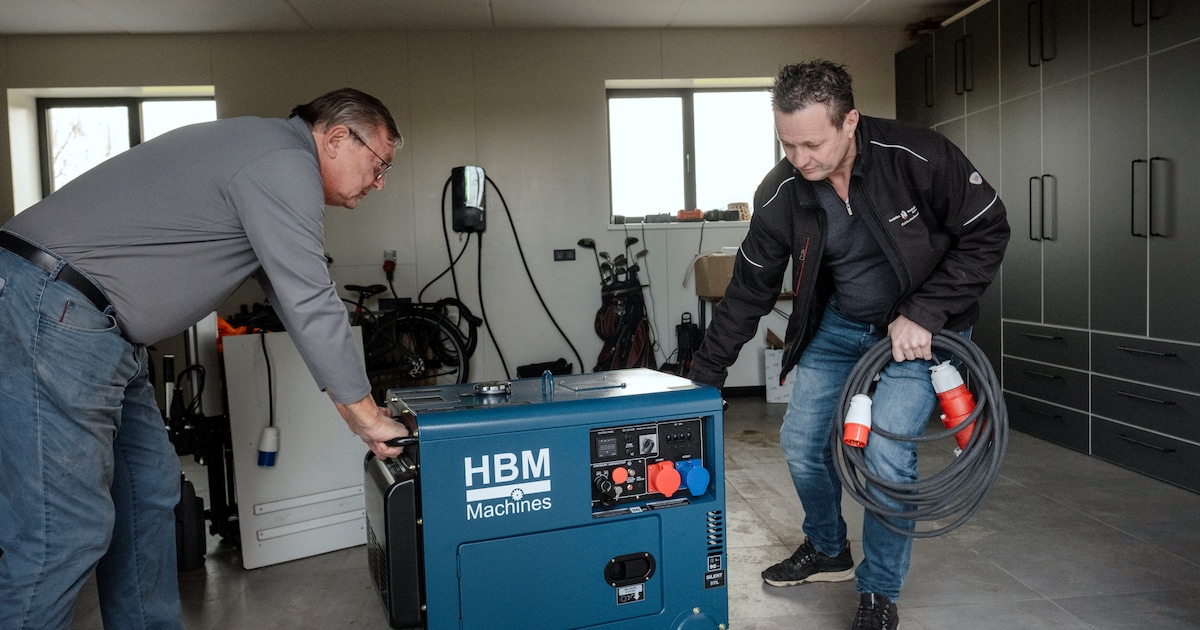 Steeds meer mensen kopen ‘voor de zekerheid’ een dieselaggregaat | Trouw