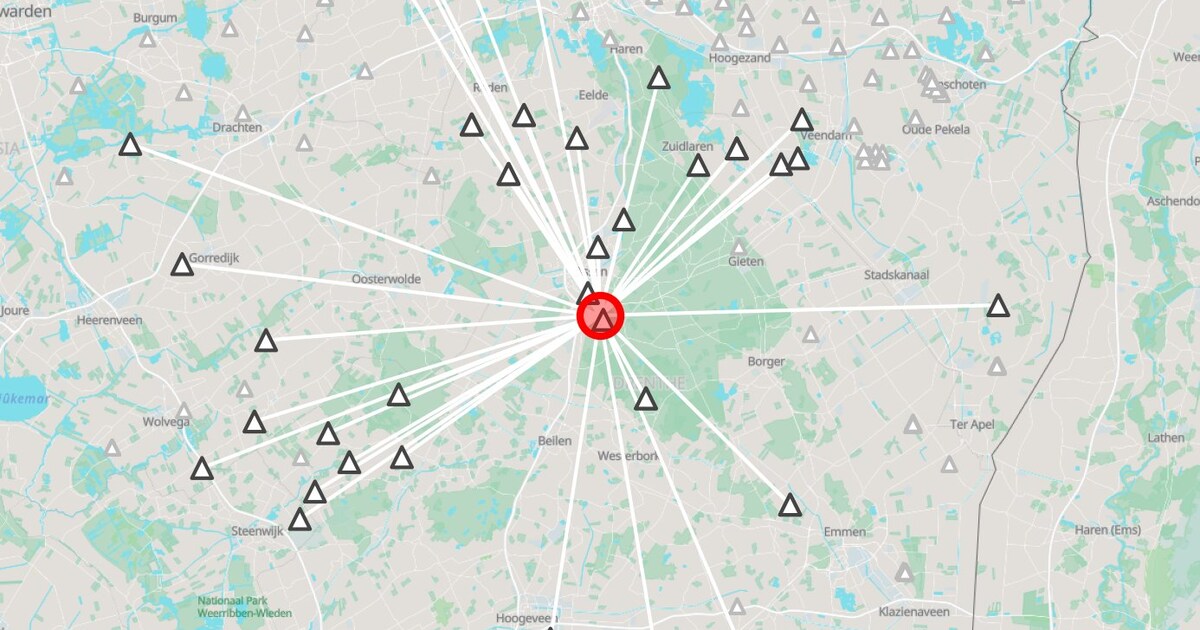 Aardbeving met kracht van 3.0 bij Drentse Eleveld | Trouw