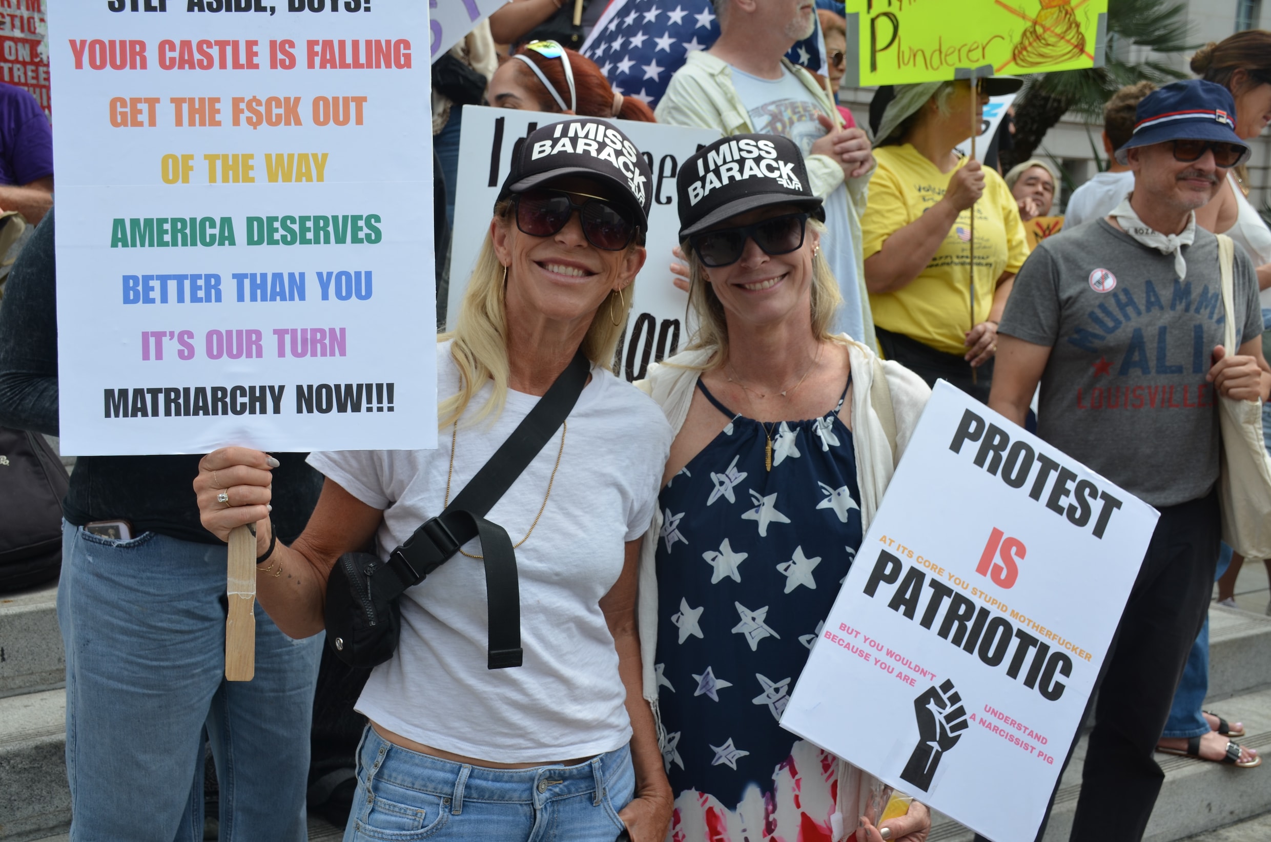 Op massaal anti-Trump-protest zijn Democraten voorzichtig optimistisch ...