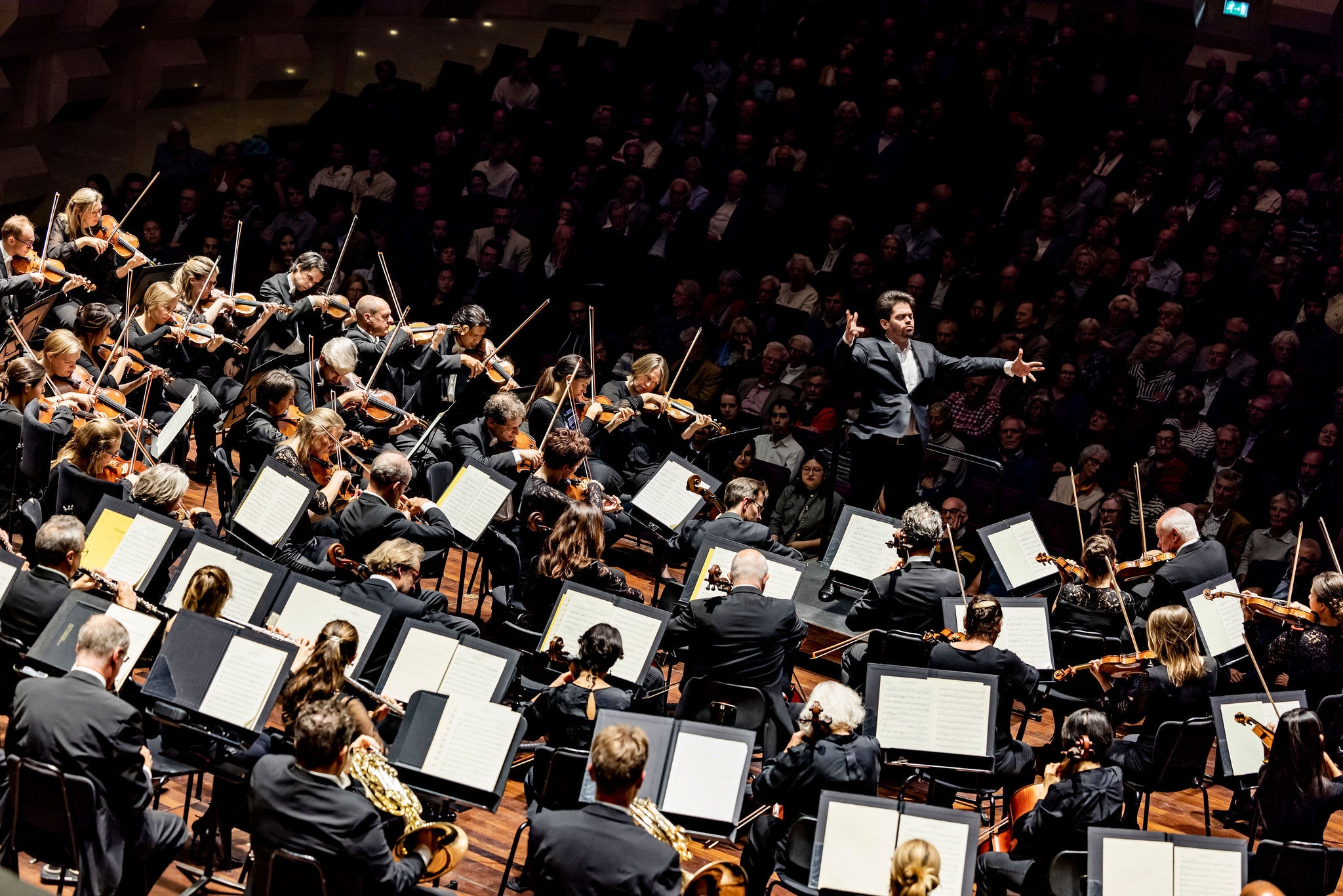 Met zijn handen liet dirigent Shani zijn Rotterdamse orkest droevig en ...
