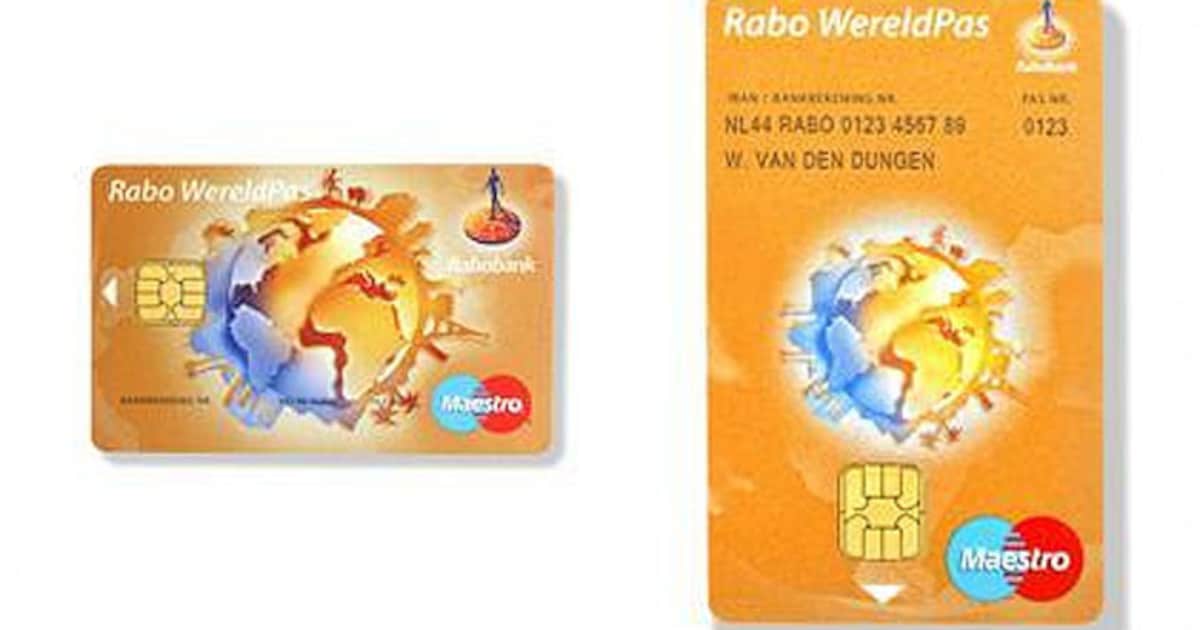 Nieuwe pinnen: Rabobank komt met verticale bankpas | Trouw