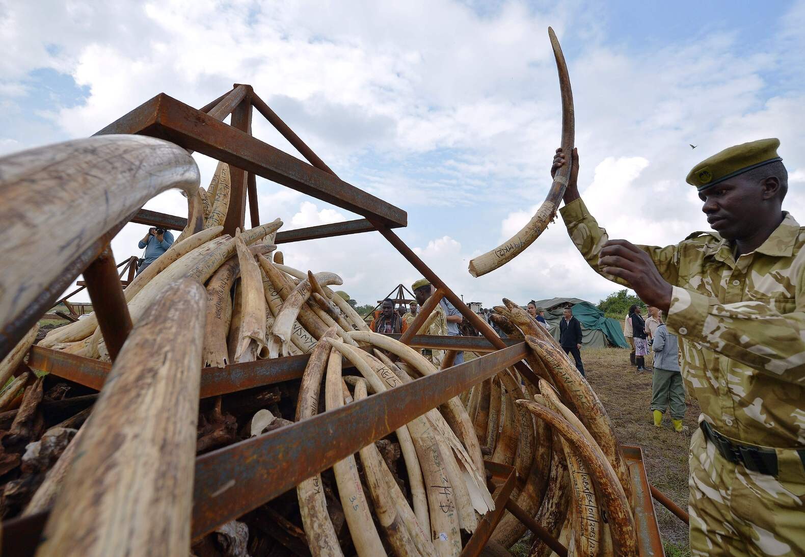 Kenia verbrandt 105 ton ivoor, maar heeft dat zin? | Trouw
