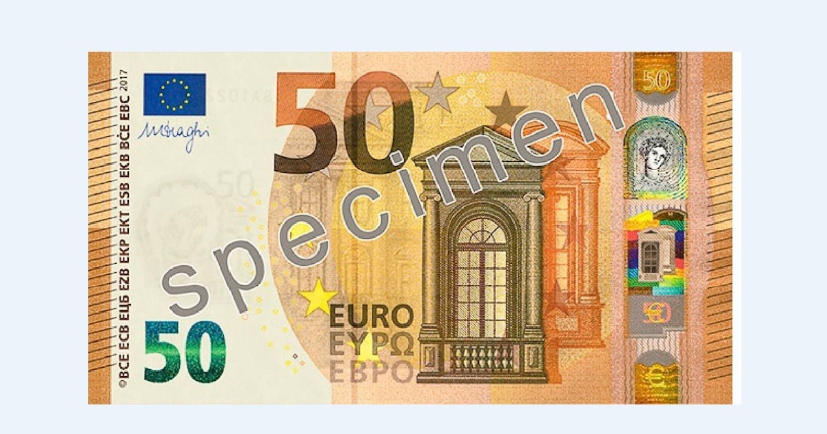 Het biljet van vijftig euro heeft een kleine facelift gehad | Trouw