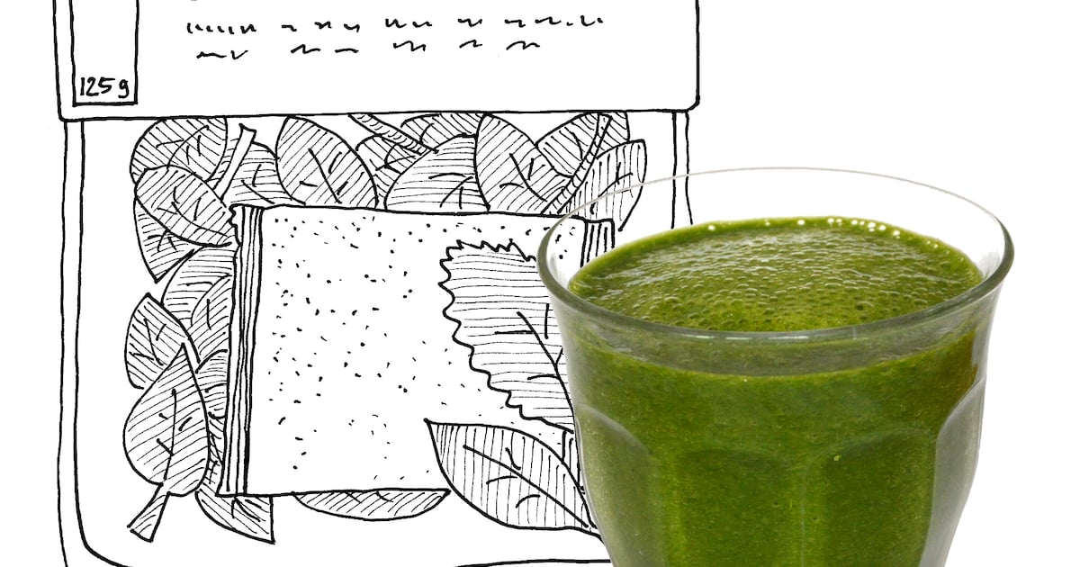 Groene smoothie (Voor mijn part noemt u het green happiness) | Trouw